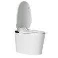 Smart Toilet,One Piece Bidet for Bathrooms, Foot Sensor Operation ...