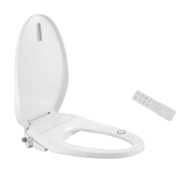 Smart Toilet Seat, Electric Bidet Heated Toilet Seat with Remote Control, Bidets for Existing ...