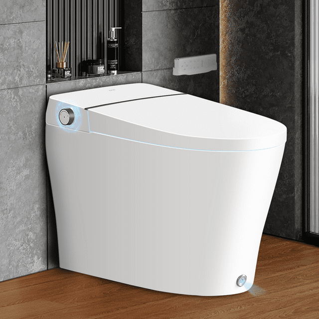 Smart Toilet with Built in Tank, Auto Open/Close,Blackout can Flush ...