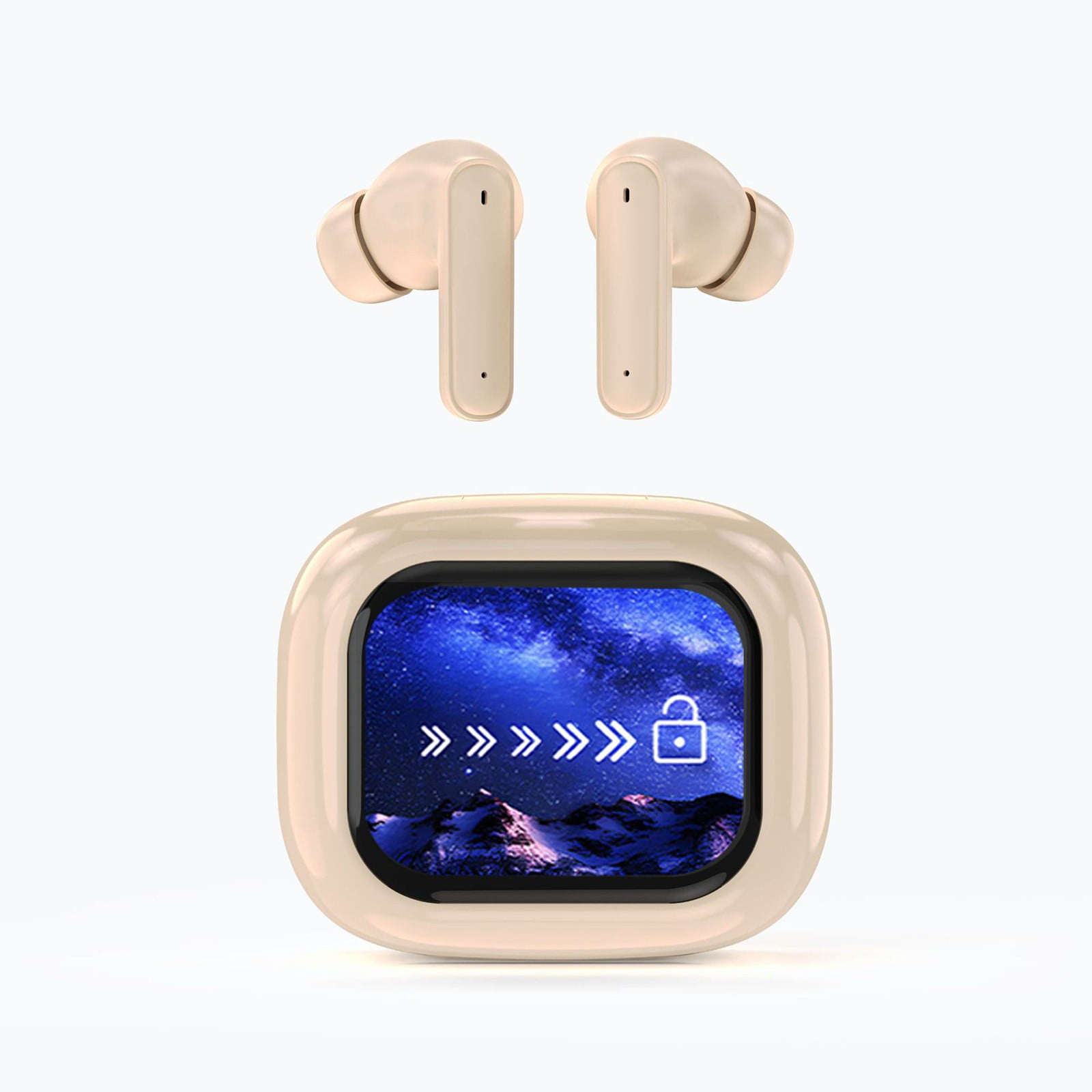Smart Touch Screen Bluetooth Earbuds 5.4 - ANC Noise Cancelling, 16 ...