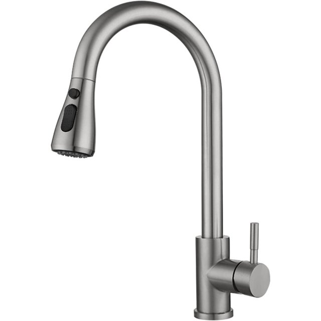 Smart Touch Sensor Kitchen Faucet with Pull Down Sprayer, Single Handle ...