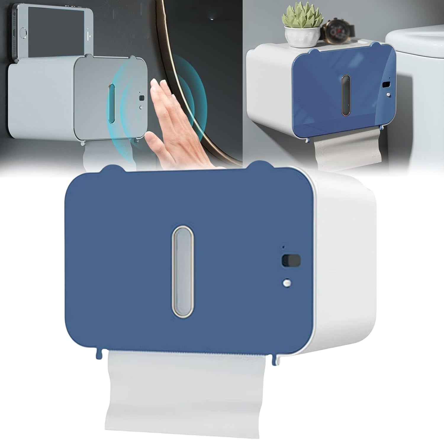 Smart Touchless Toilet Paper Dispenser, Smart Paper Towel Dispenser, New Upgraded Electronic ...