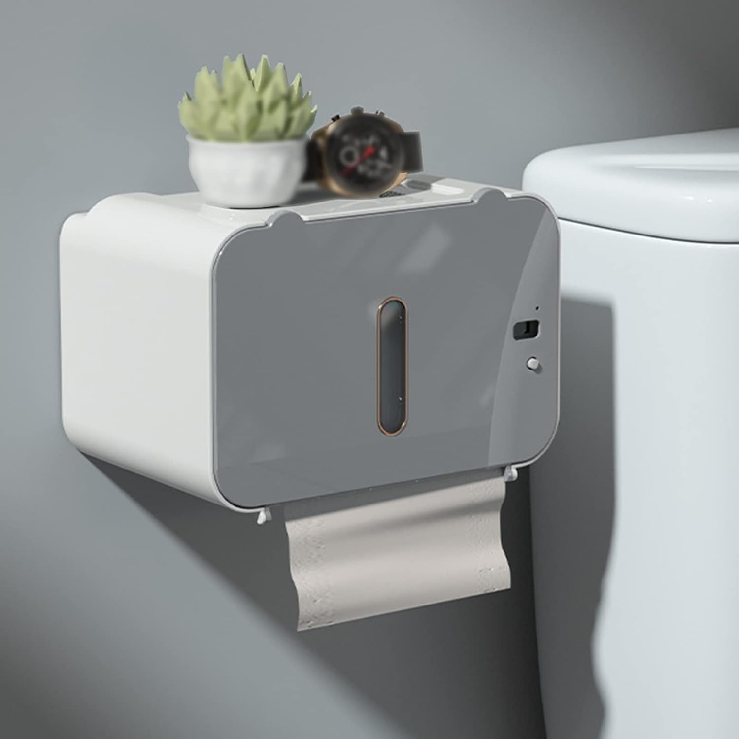 Smart Touchless Toilet Paper Dispenser, USB Charging Automatic Induction Paper, Toilet Paper ...