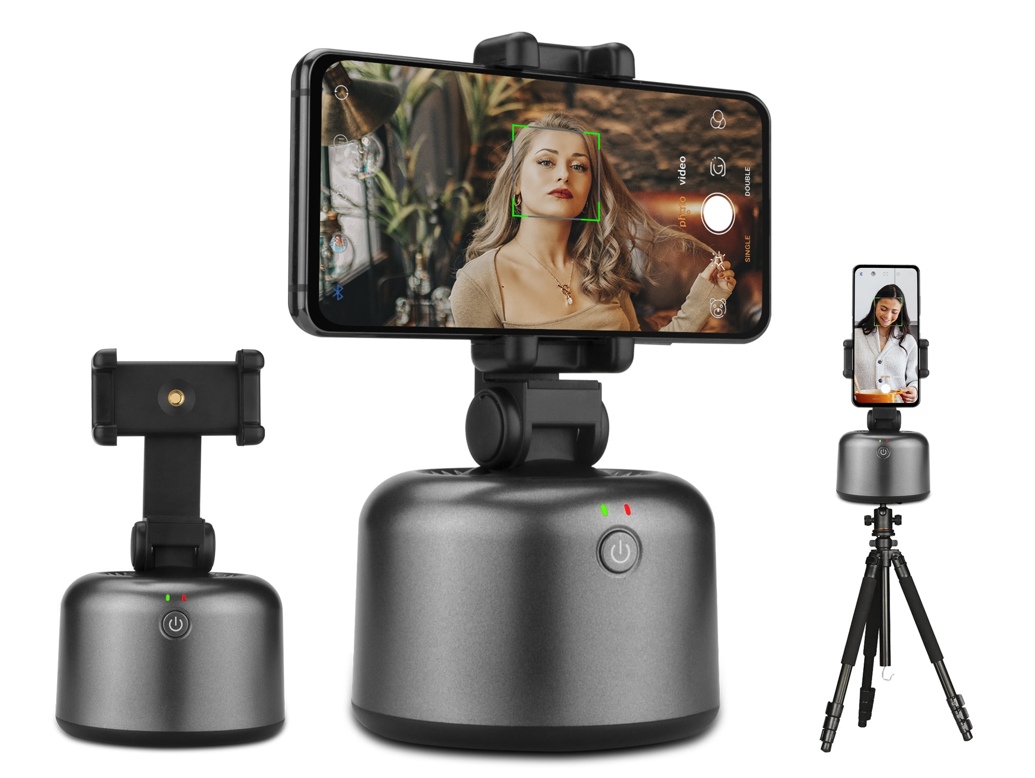 Apai Genie 2 Smart Tracking Holder, 360°Rotation, Auto Face/Object ...