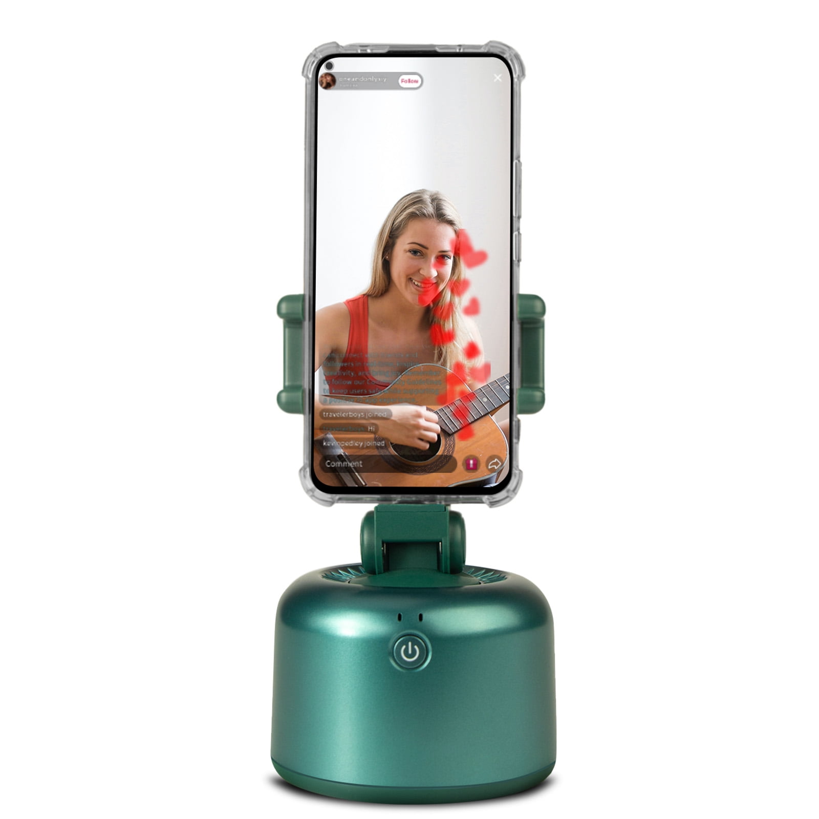 Smart Tracking Holder, for iPhone Android Smartphones 360 Degree ...