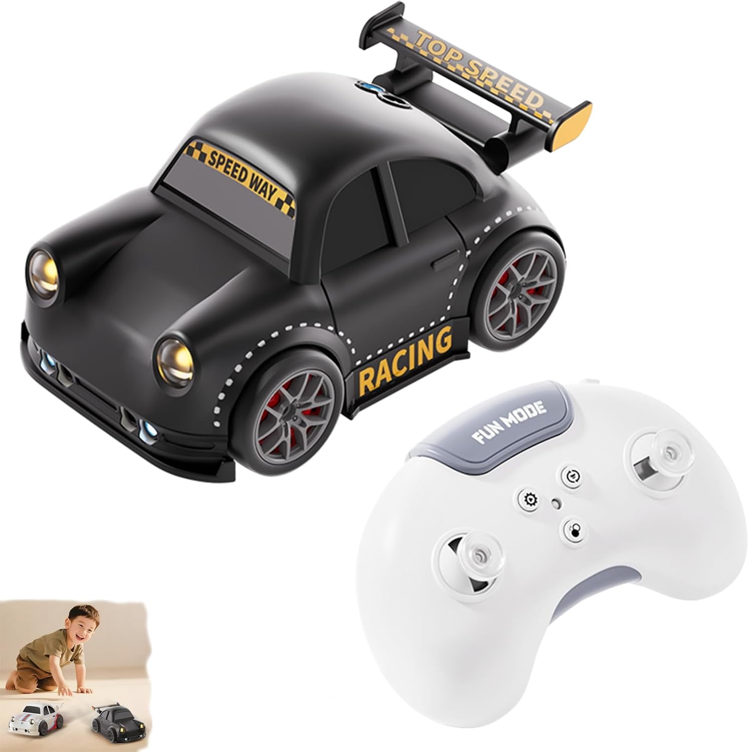 Smart Tracking RC Car with Auto-Follow Mode, 4WD High Speed Remote ...