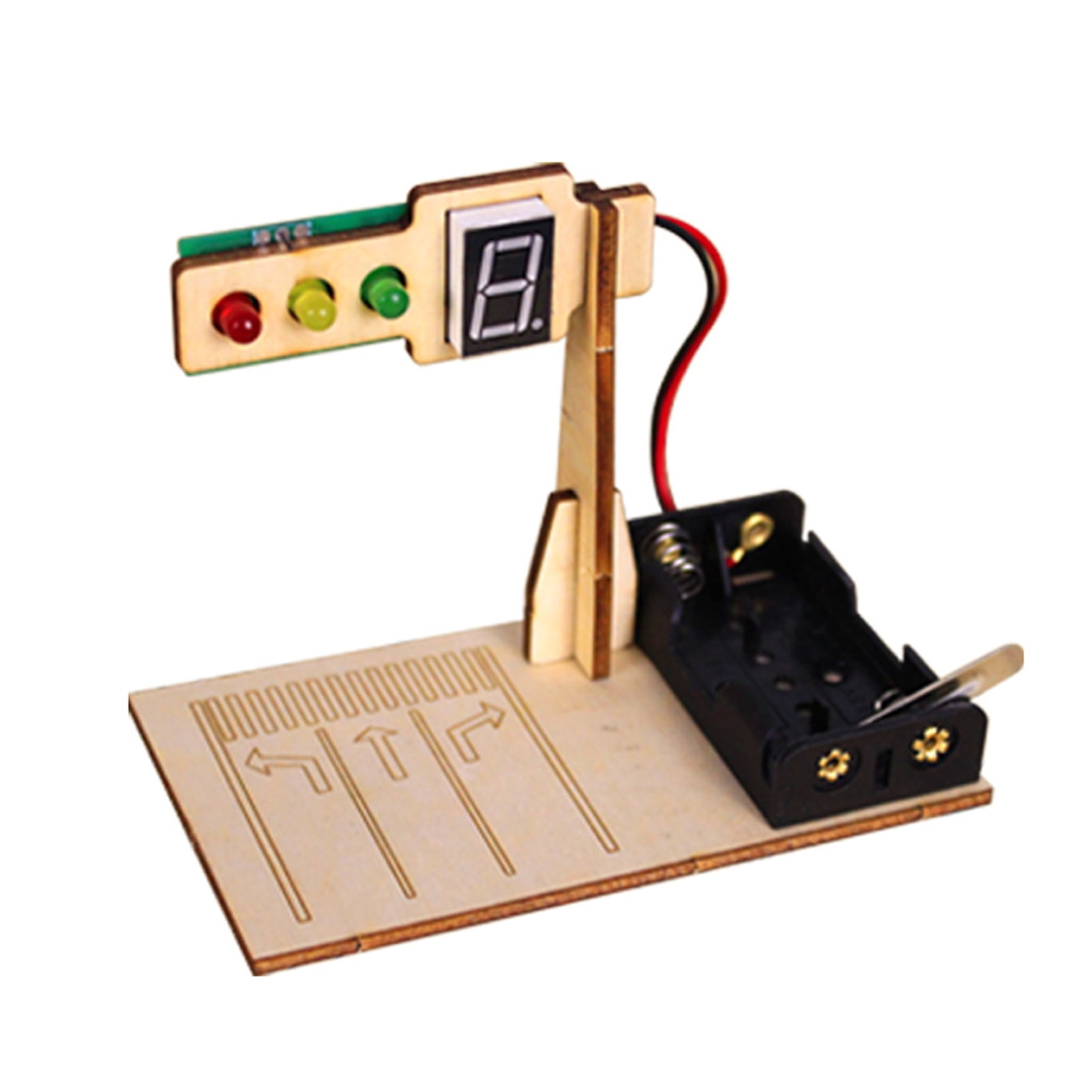 Smart Traffic Light DIY Kit - Countdown Timer & LED Signals ...