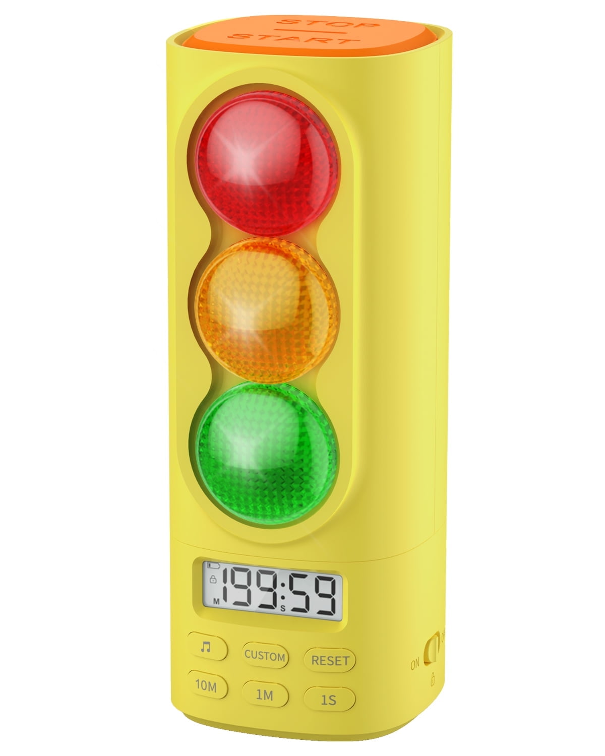 Smart Traffic Light Visual Audio Digital Timer LCD Display Volume ...