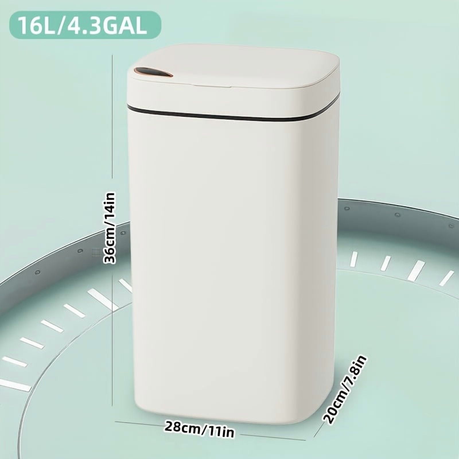 Smart Trash Can: Touch-Free Sensor, Sleek Design, Home & Office ...