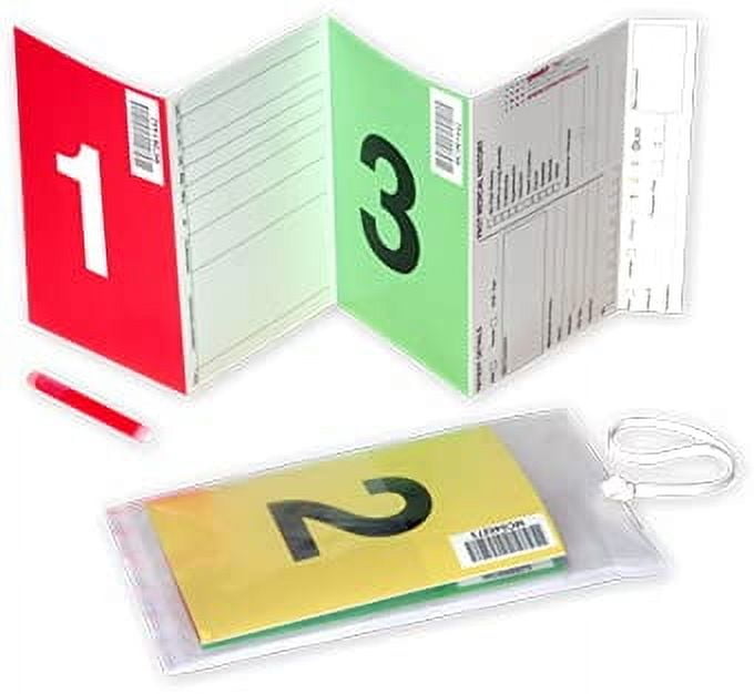 Smart Triage Tags Resupply - Contains 10 Smart Tags - Folding Design ...