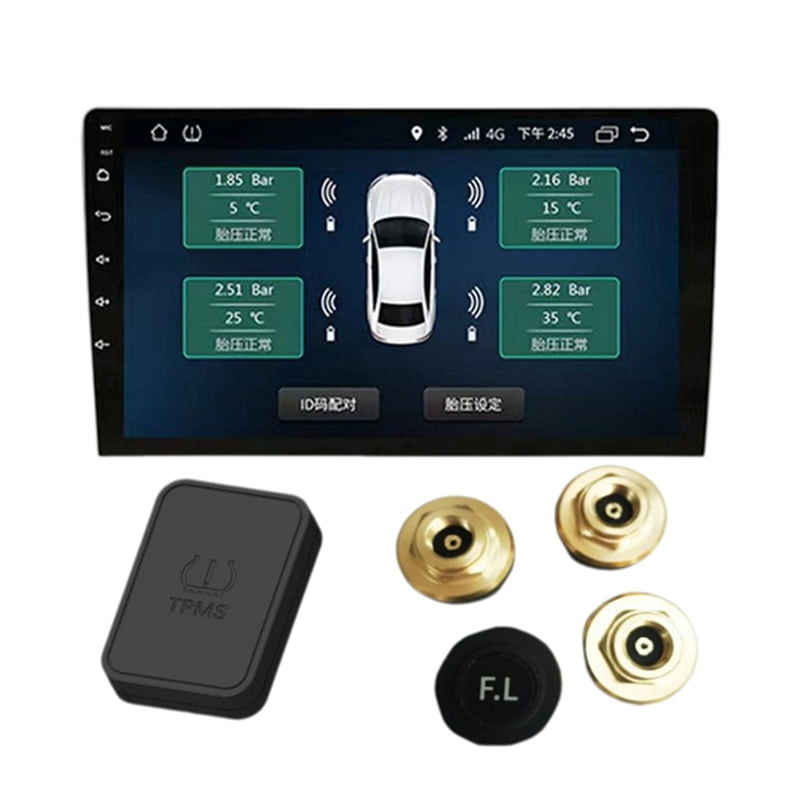 Smart USB Android Wireless TPMS Tire Pressure Monitoring System 5V for ...
