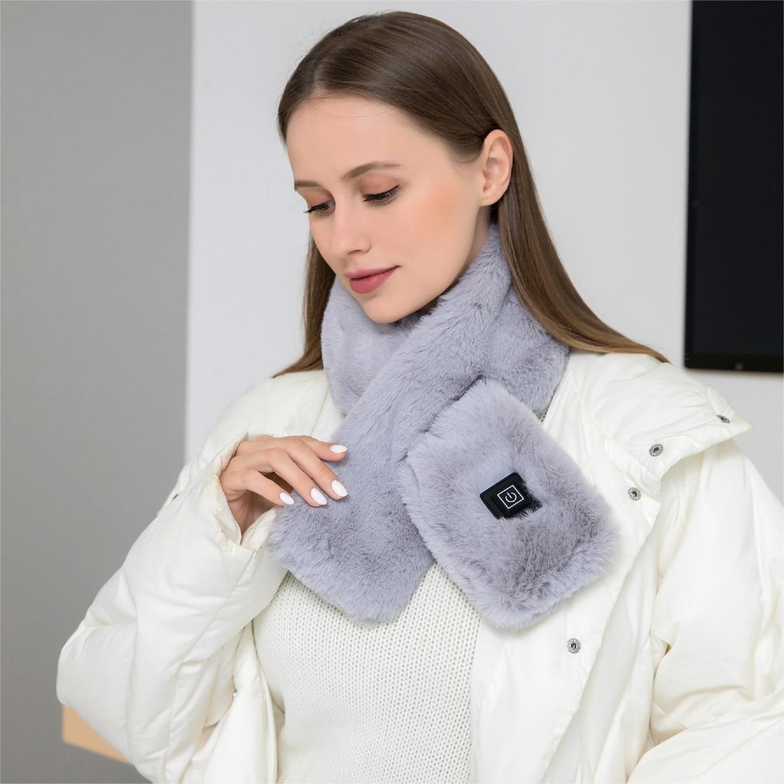 Smart USB Heating Scarf with Three Speed Adjustable Temperature Control ...