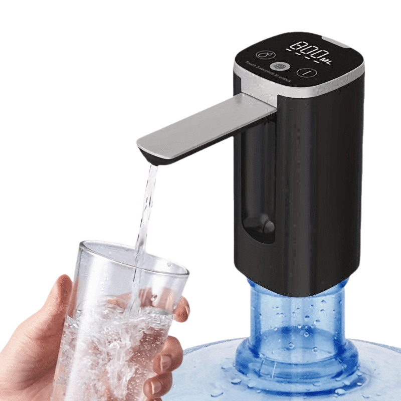 Smart USB Water Pump: Digital Display, Adjustable Flow, for 3-5 Gallon ...