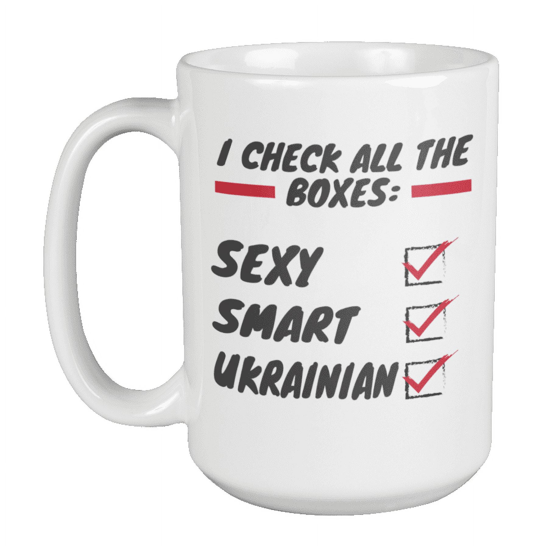 Smart Ukrainian, Ukraine Themed Coffee & Tea Gift Mug (15oz) - Walmart.com