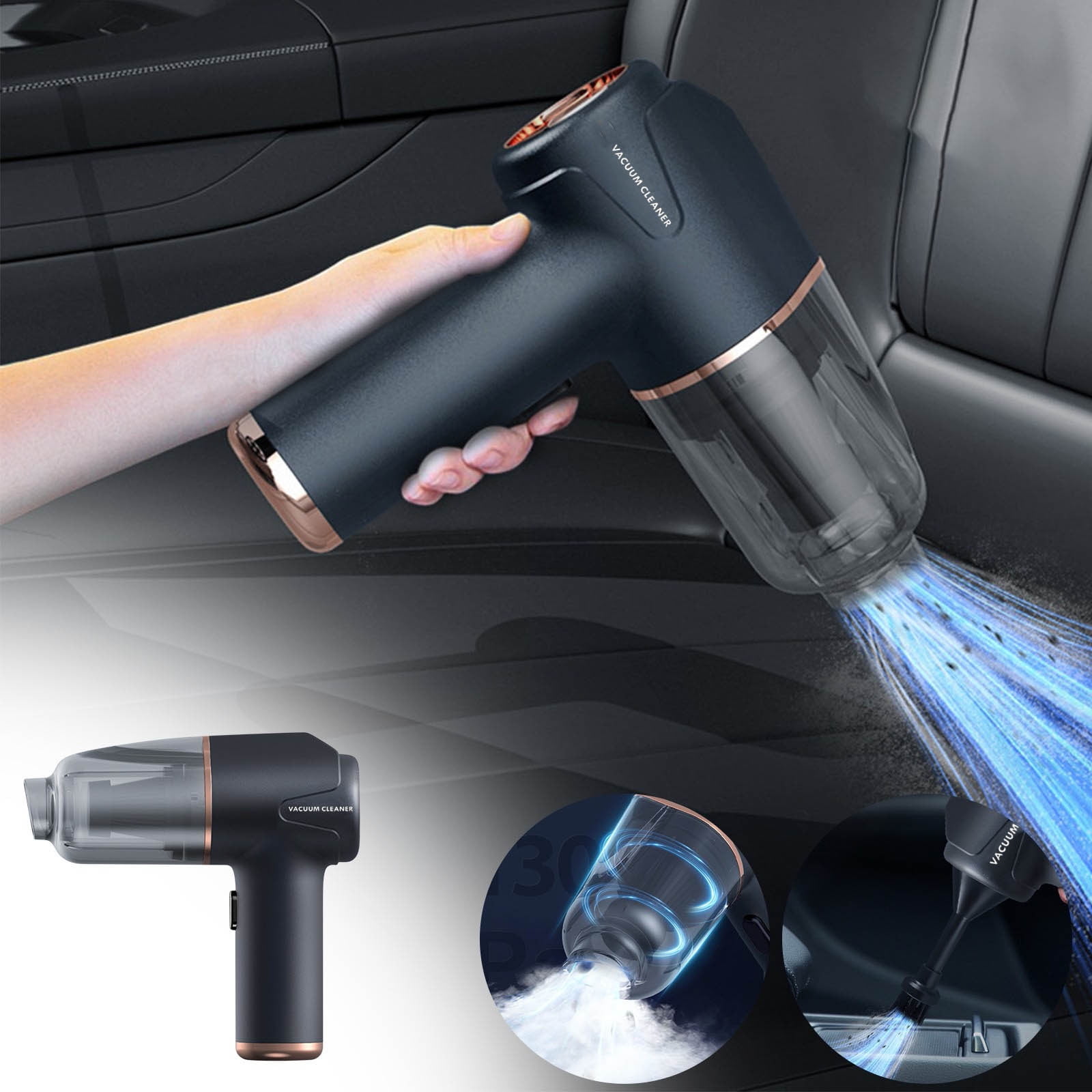 Smart Vacuum Robot Blowing And Suction Integrated Car Mounted Vacuum ...