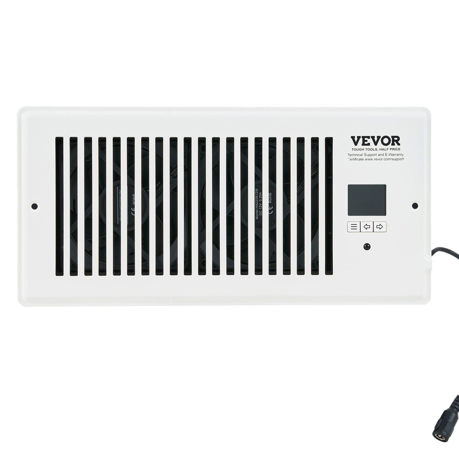 Smart Vent Booster Fan with Remote & Thermostat, Adjustable Speed for ...
