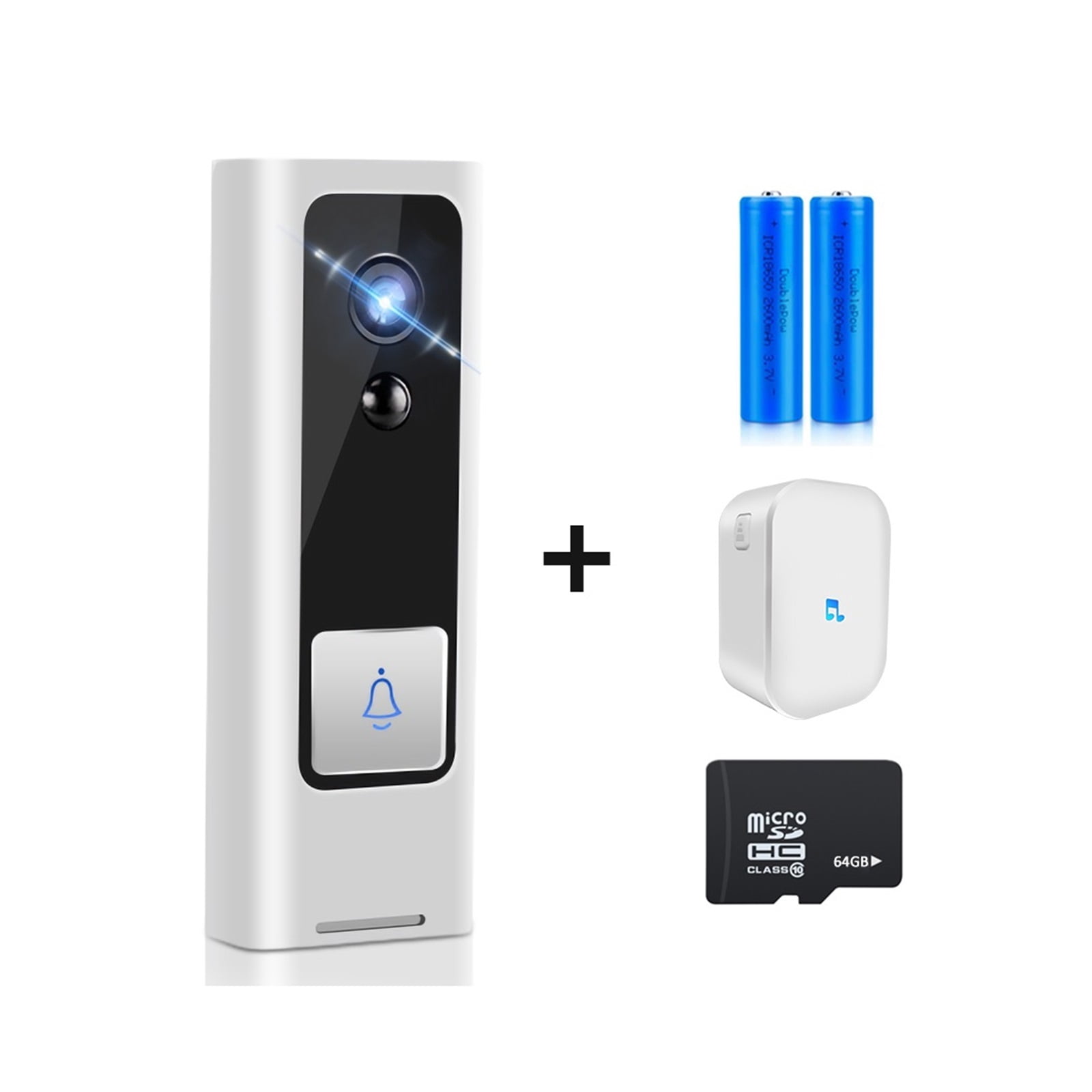 Smart Video Doorbell Camera Wireless Door Phone Home Door Bell Intercom ...