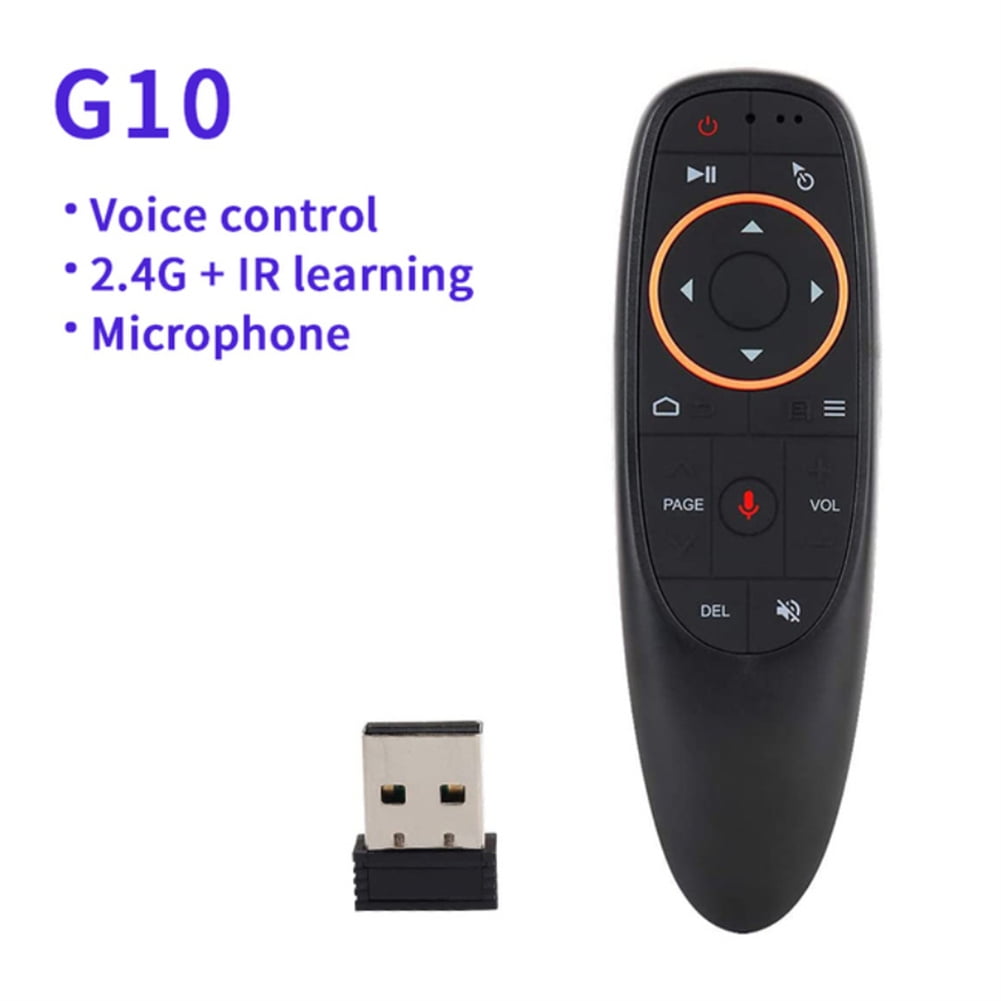 Smart Voice Remote Control Wireless Air Fly Mouse 2.4G G10 G10s Pro ...