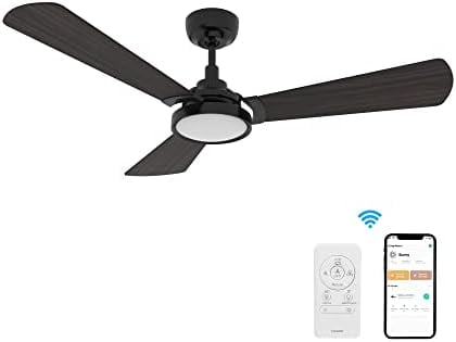 Smart WIFI Ceiling Fans with Dimmable LED Lights and Remote, Compatible ...