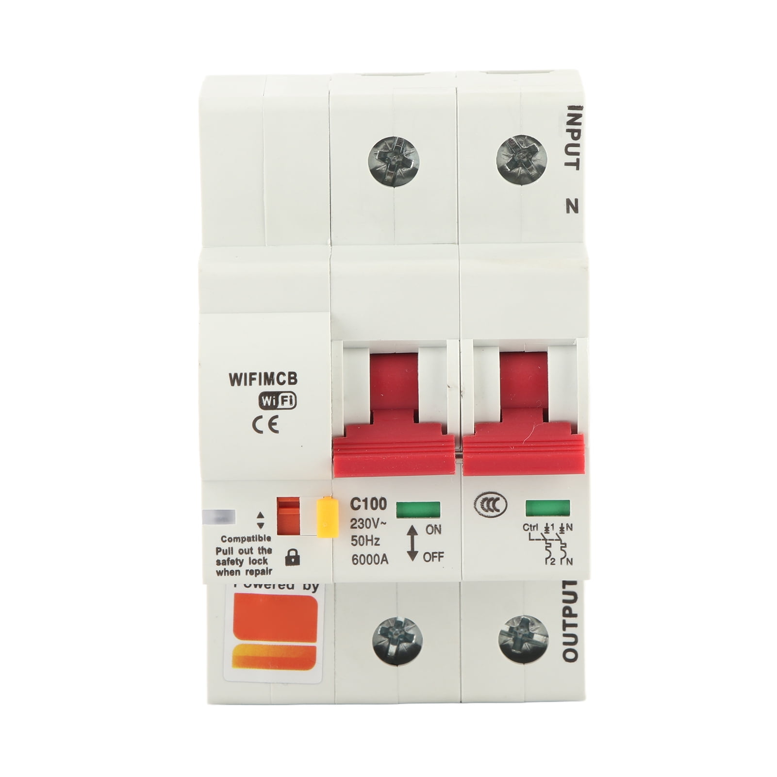 Smart WIFI Circuit Breaker Phone APP Remote Switch PA66‑DSM Flame ...