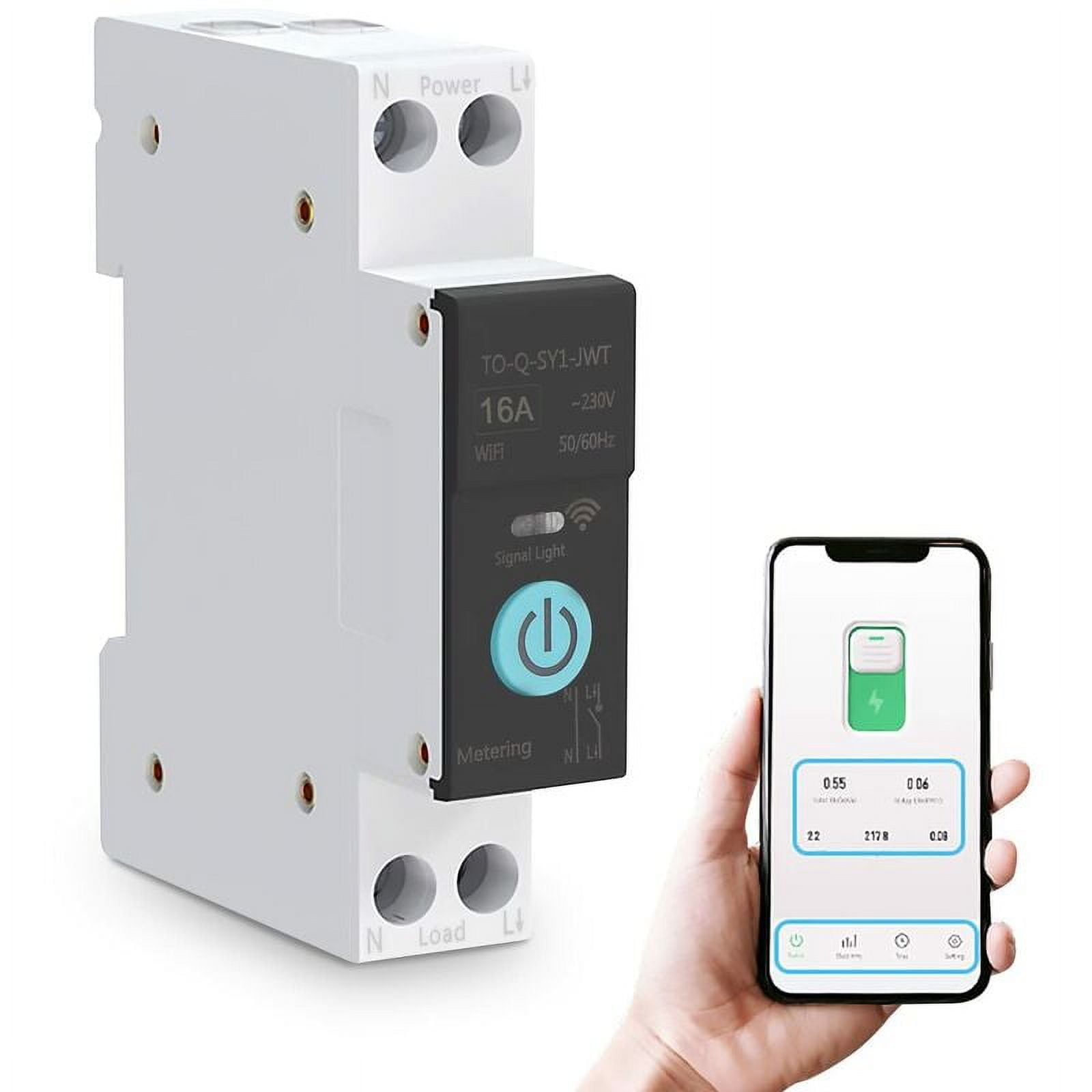 Smart WIFI Switch Home Circuit Breakers Mobile Phone Remote Control 3 ...