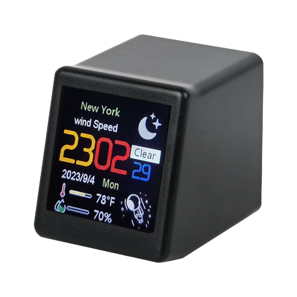 Smart WIFI Weather Station Clock with DIY Animation and E-Album ...