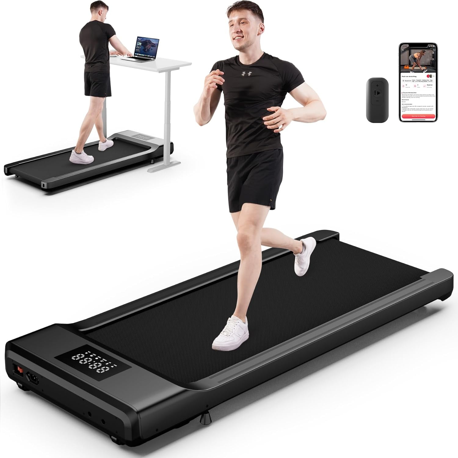 Smart Walking Pad with APP Walking Pad Treadmills for Home Small ...