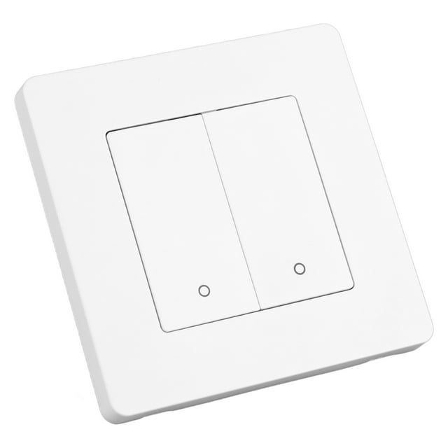 Smart Wall Light Switch, 2 Gang Timing Dimming WiFi Switch with LED ...