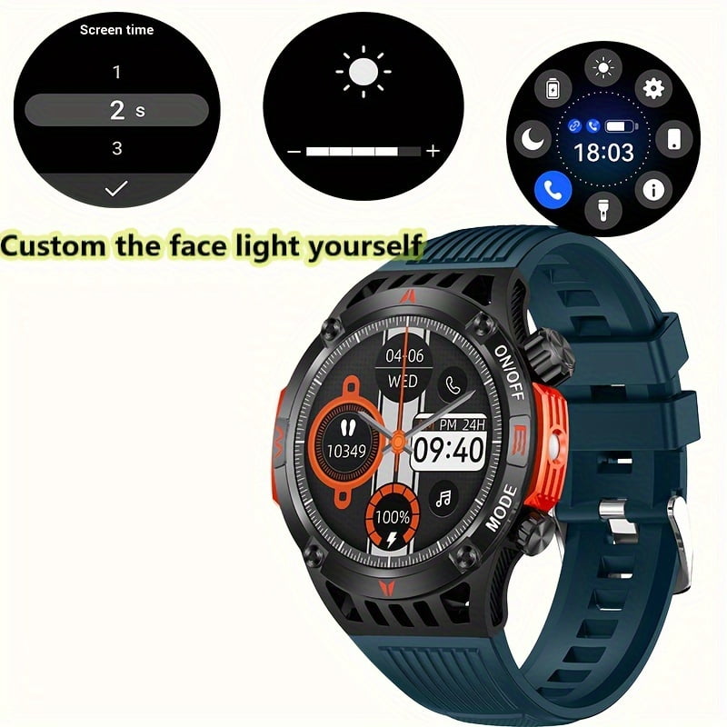 Smart Watch - 1.46" 360 IPS Touch Screen ;HD Screen With Make And ...
