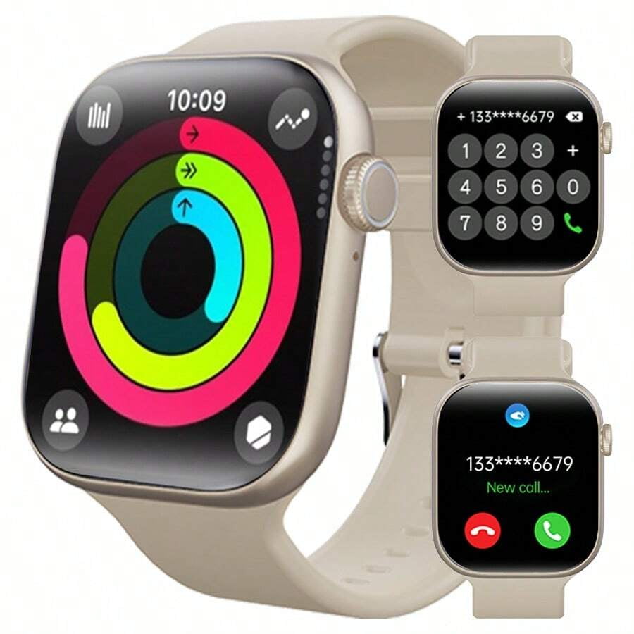 Smart Watch 2.04 AM HD Display IP67 Waterproof, Bluetooth Calling ...