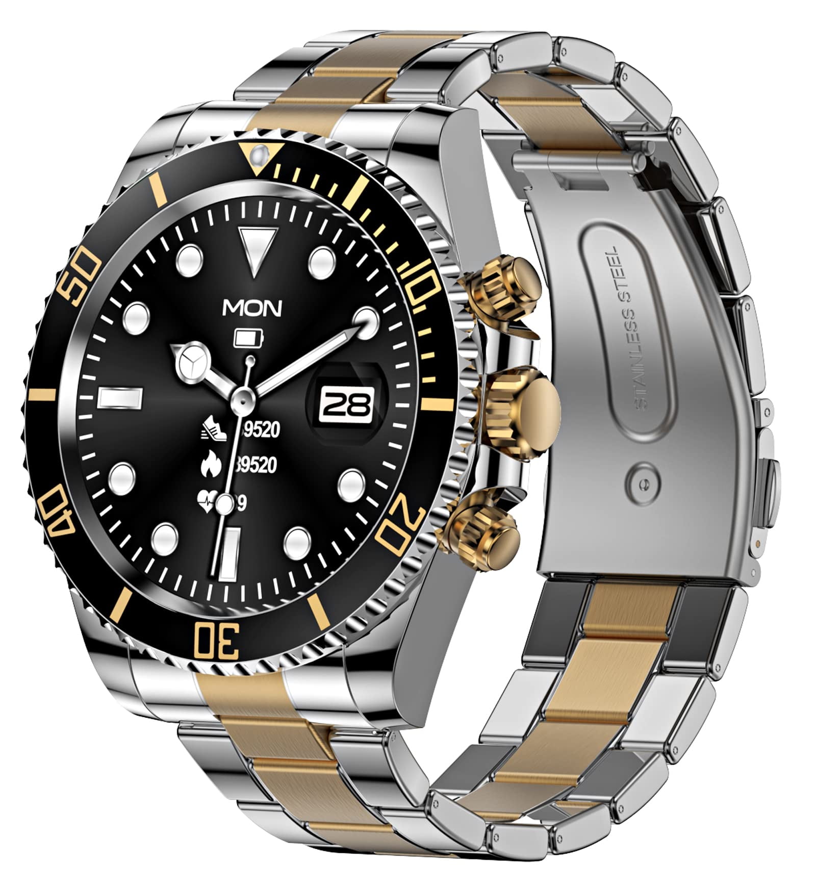 Smart Watch for Android Phones Answer Make Calls SMS Reminder Smartwatch Compatible iPhone ...