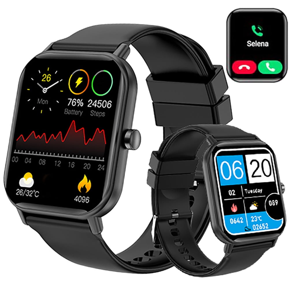 Smart Watch(Answer/Make Call), 1.83" Smartwatch with Heart Rate/Sleep ...