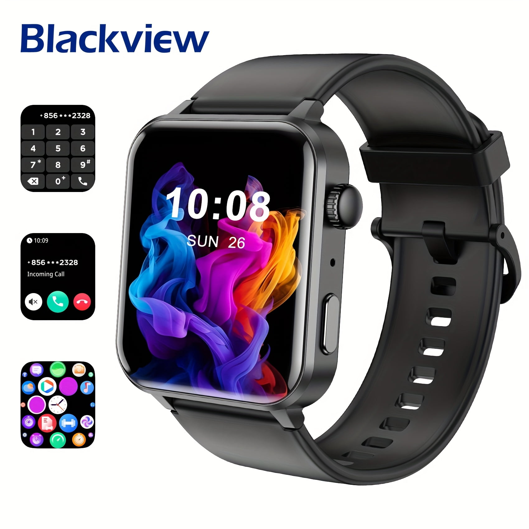 Smart Watch (Answer/Make Calls) - 1.85" for Men Women, Voice Assistant ...