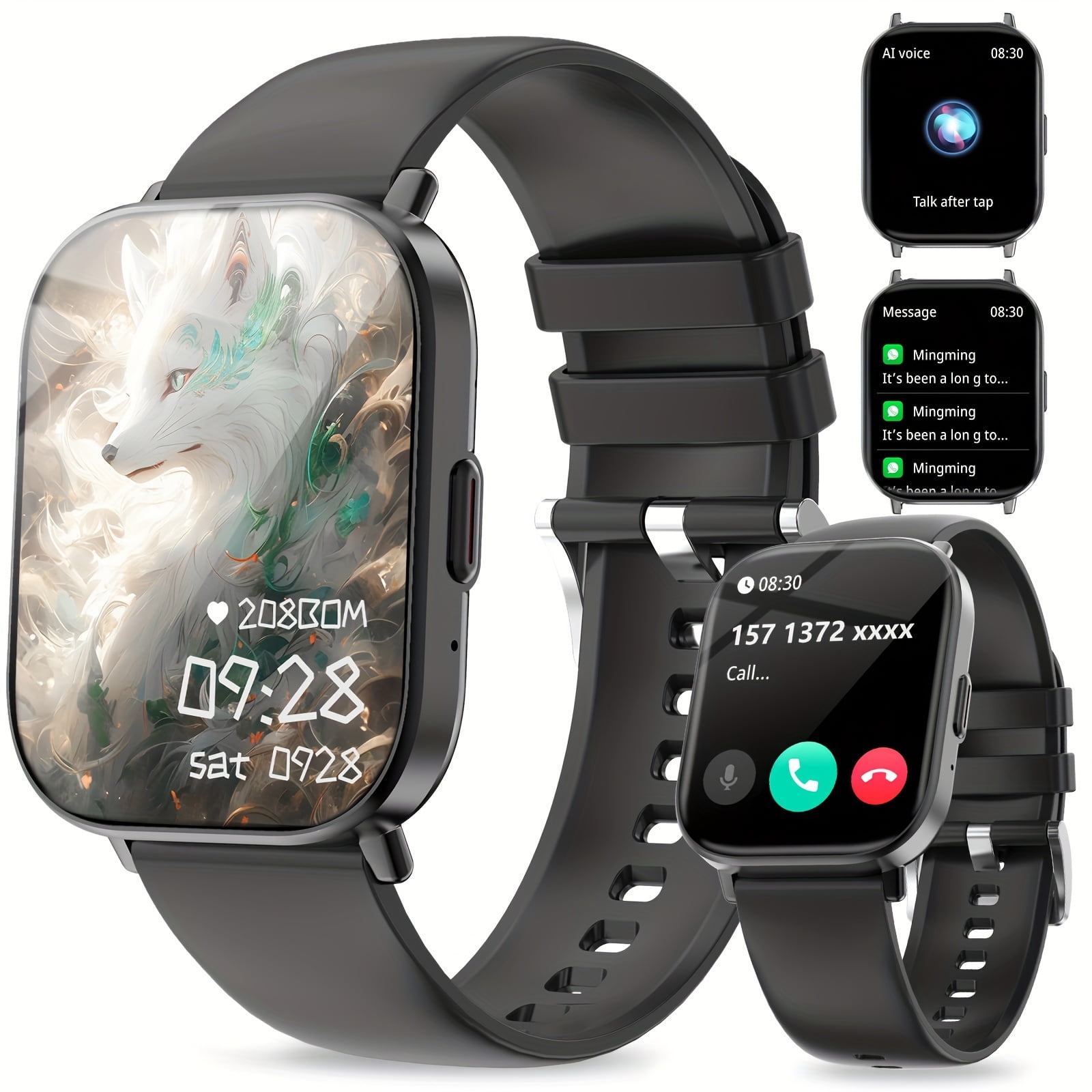 2.01-inch high-definition large screen smartwatch for men and women ...