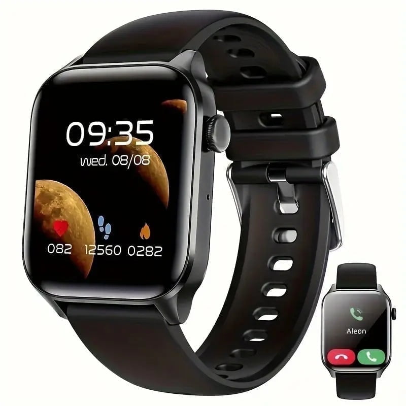 SmartWatch Black Make Answer Call,SmartWatch With Many Sport Modes ...