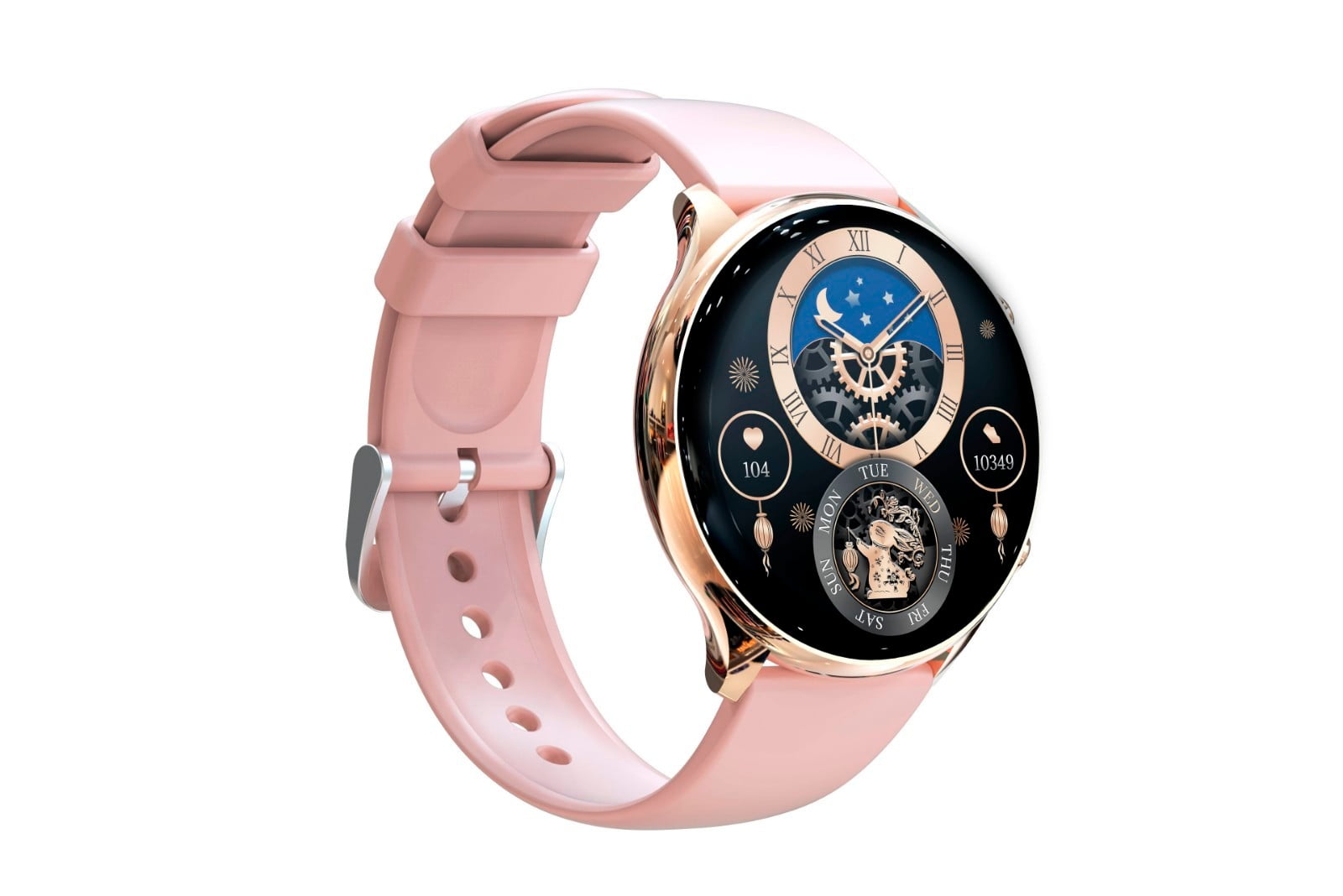 Smart Watch Bluetooth 5.0 for Men and Women | G37 Stainless Steel Strap ...