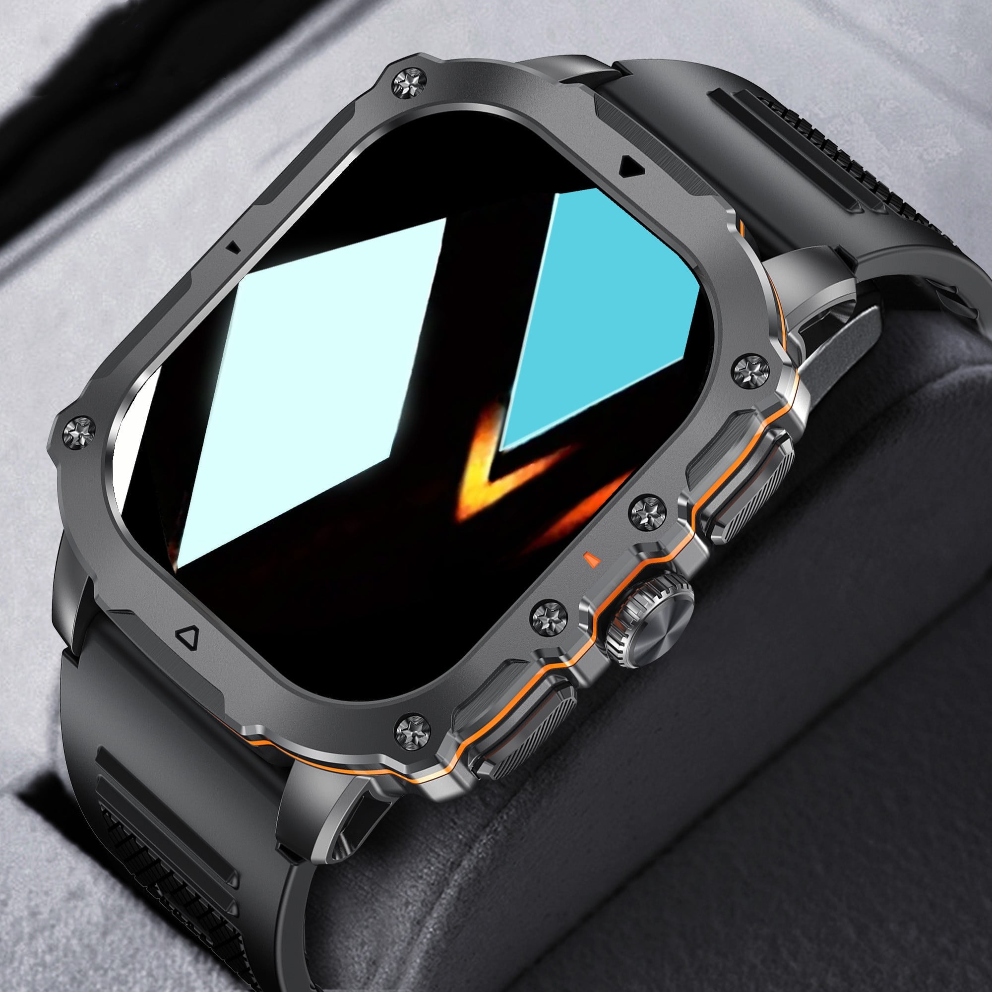 Smart Watch For Men and Women, Ultra HD 1.95" Full Touch Smart Watch ...