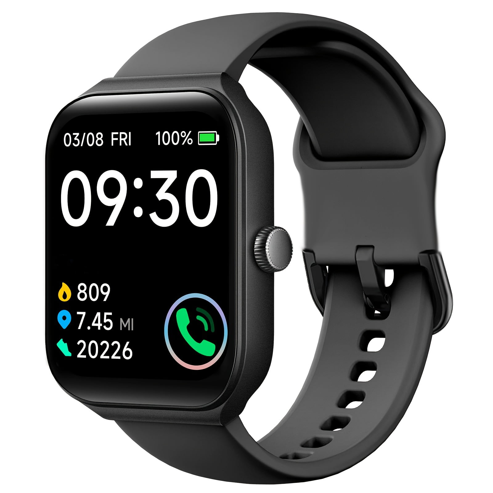 Smart Watch Large Display Fitness Tracker with Call Message ...