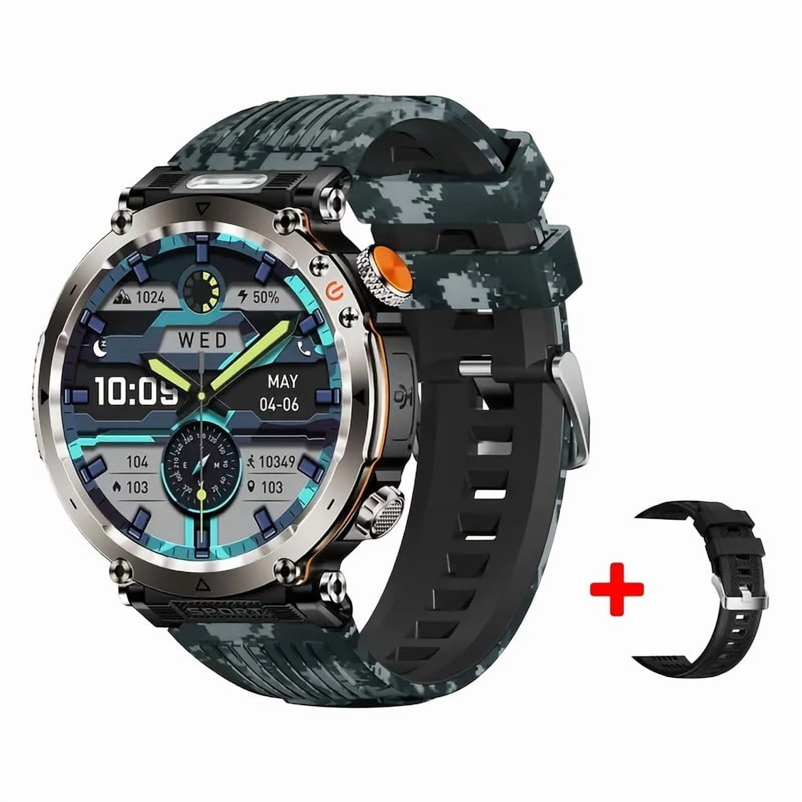 Smart Watch For Men Answer/Make Call, Outdoor Tactical Sports ...