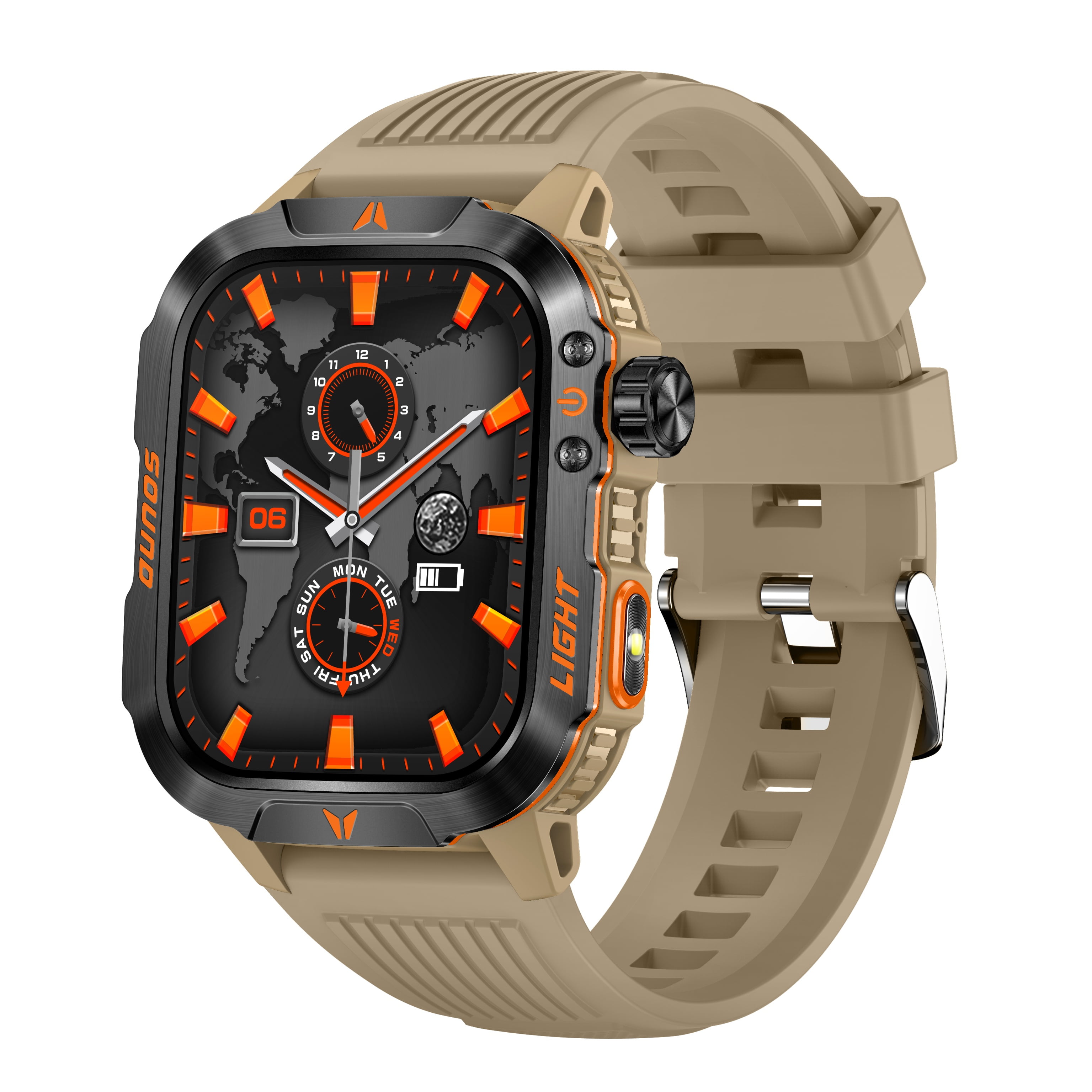 Smart Watch for Men Answer/Make Call, Smartwatch with LED Flashlight ...
