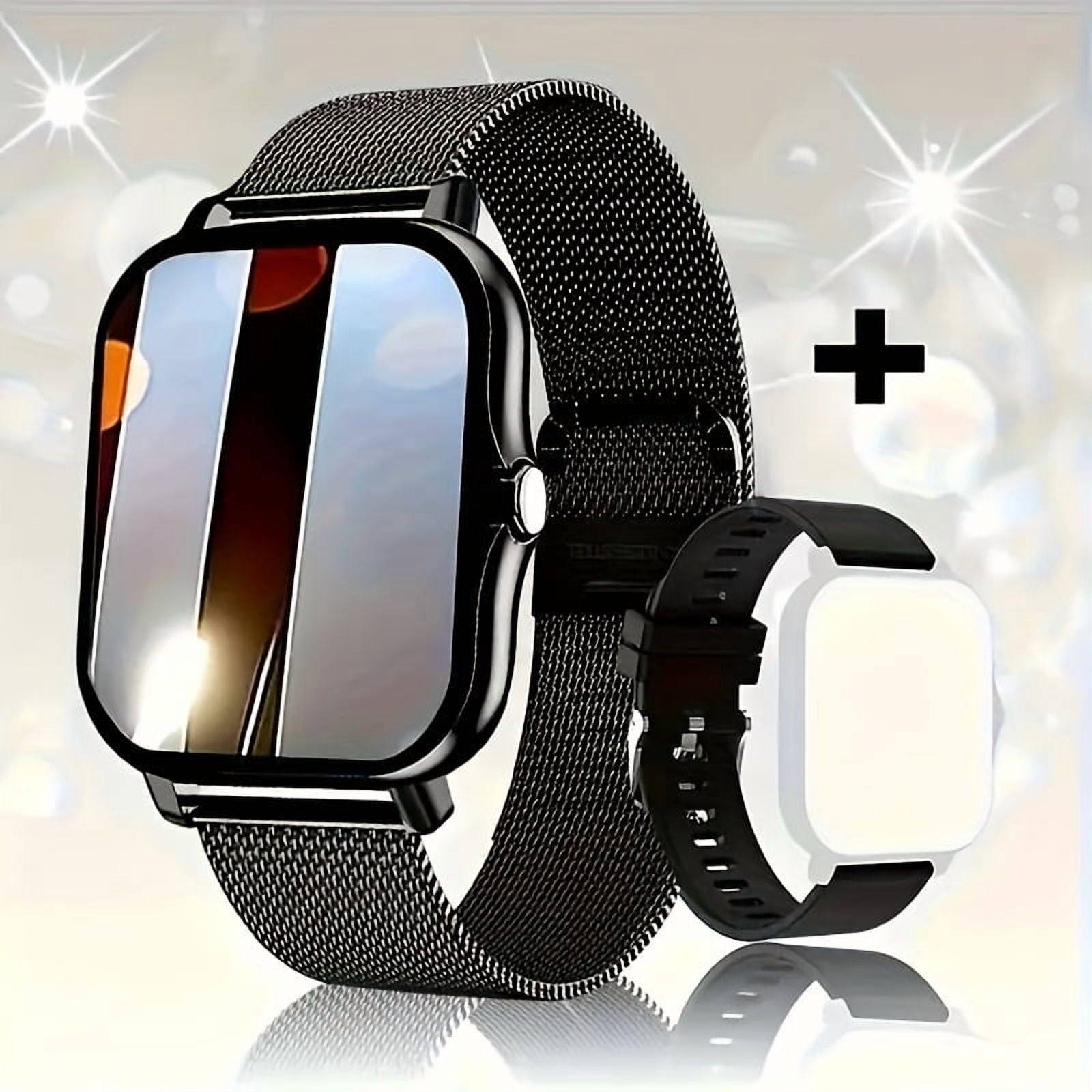 Smart Watch for Men Women, 1.8'' Full Touch Screen, Wireless Charging ...