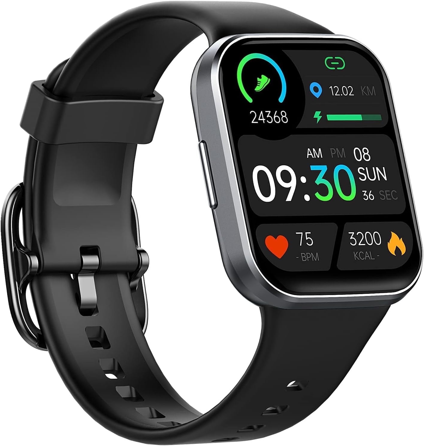 Fitness Smart Watch for Men & Women: Heart Rate, Sleep Monitor, 25 ...