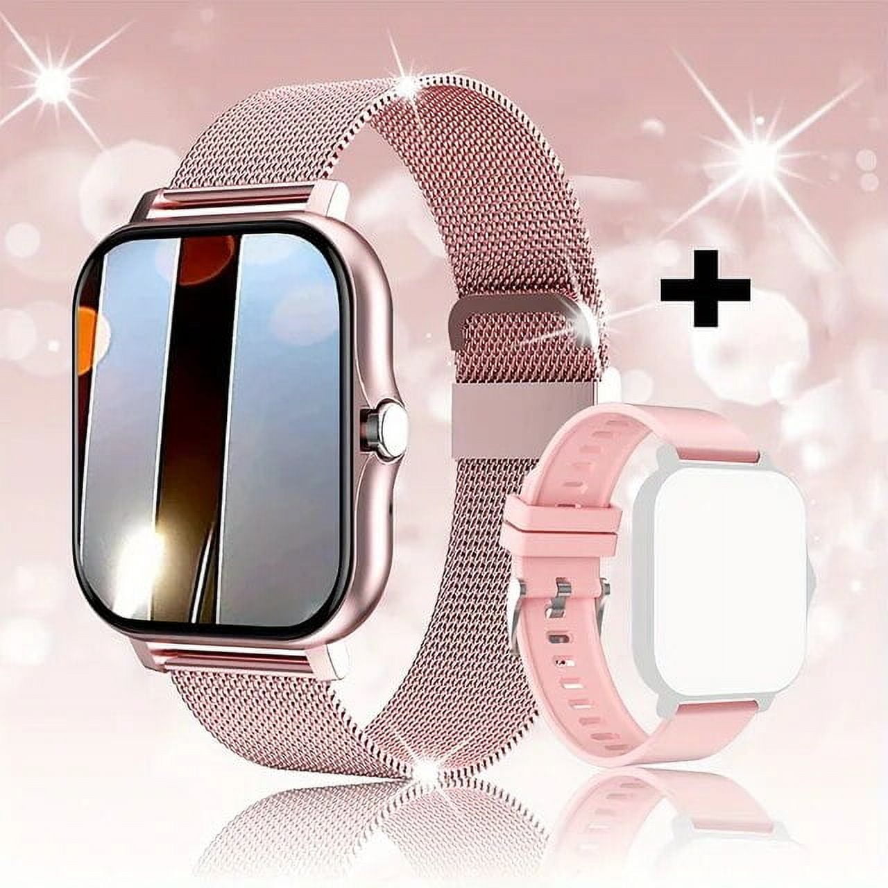 Smart Watch Men Women Gift 1.44” Full Touch Sports Fitness Watches ...