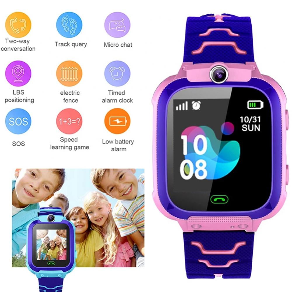 Waterproof Kids Smart Watch with Tracker, Games, SOS, Camera, Ideal for ...