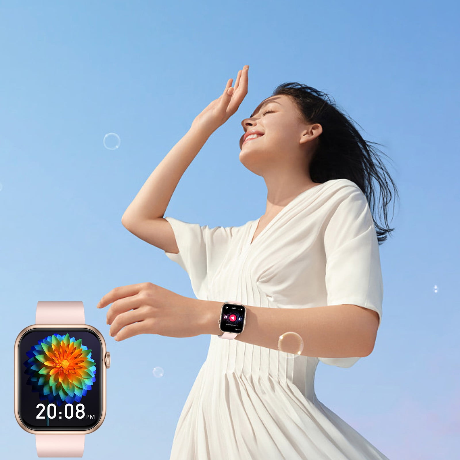 Smart Watch Smart Sports Watch HD Smart Bracelet Advanced Bluetooth ...