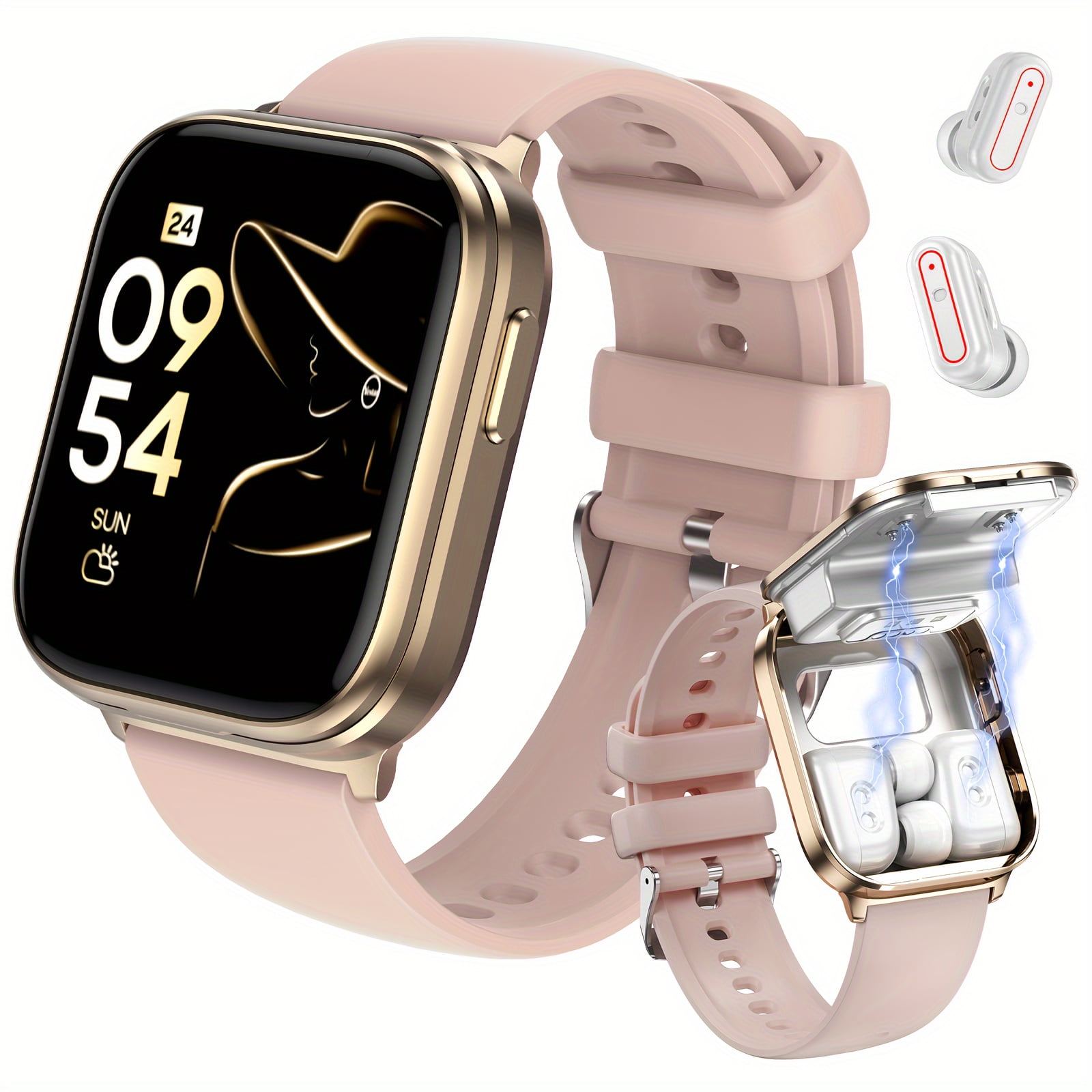 Smart Watch, Watch With Built-in Noise-cancelling Headphones, Fitness ...