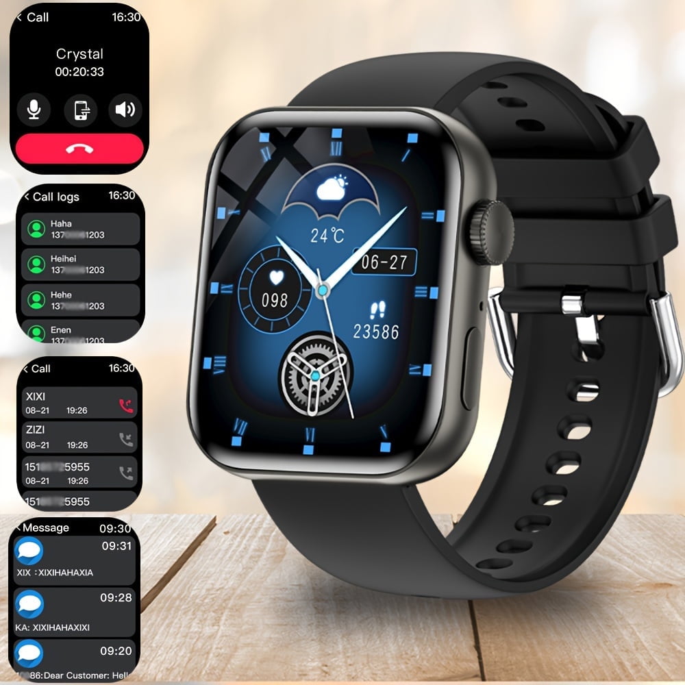 Smart Watch for Women & Men -1.83in Full Touchscreen, Wireless Calls ...