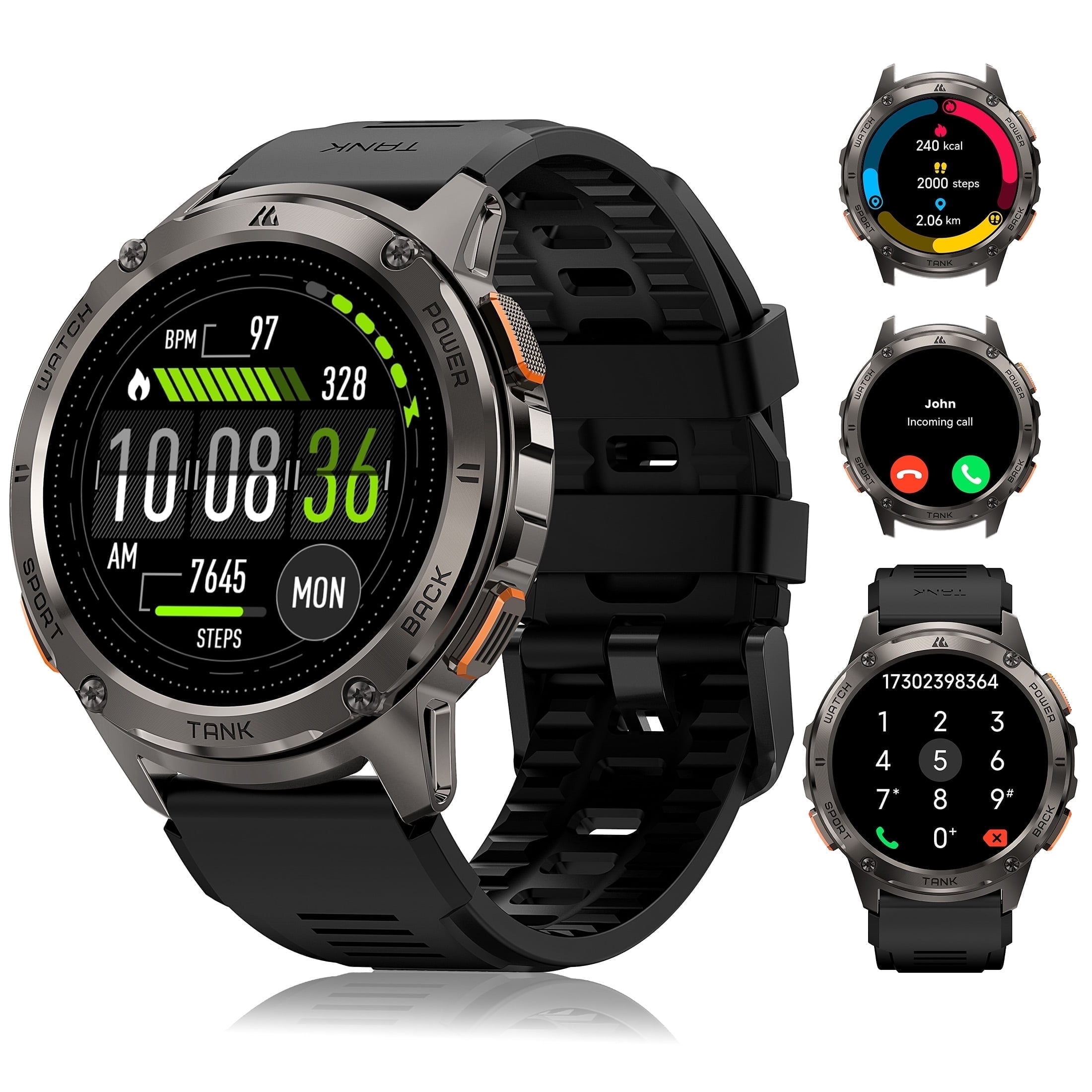 Smart Watch for Android and iPhone 1.43" AMOLED Display Smartwatch for ...