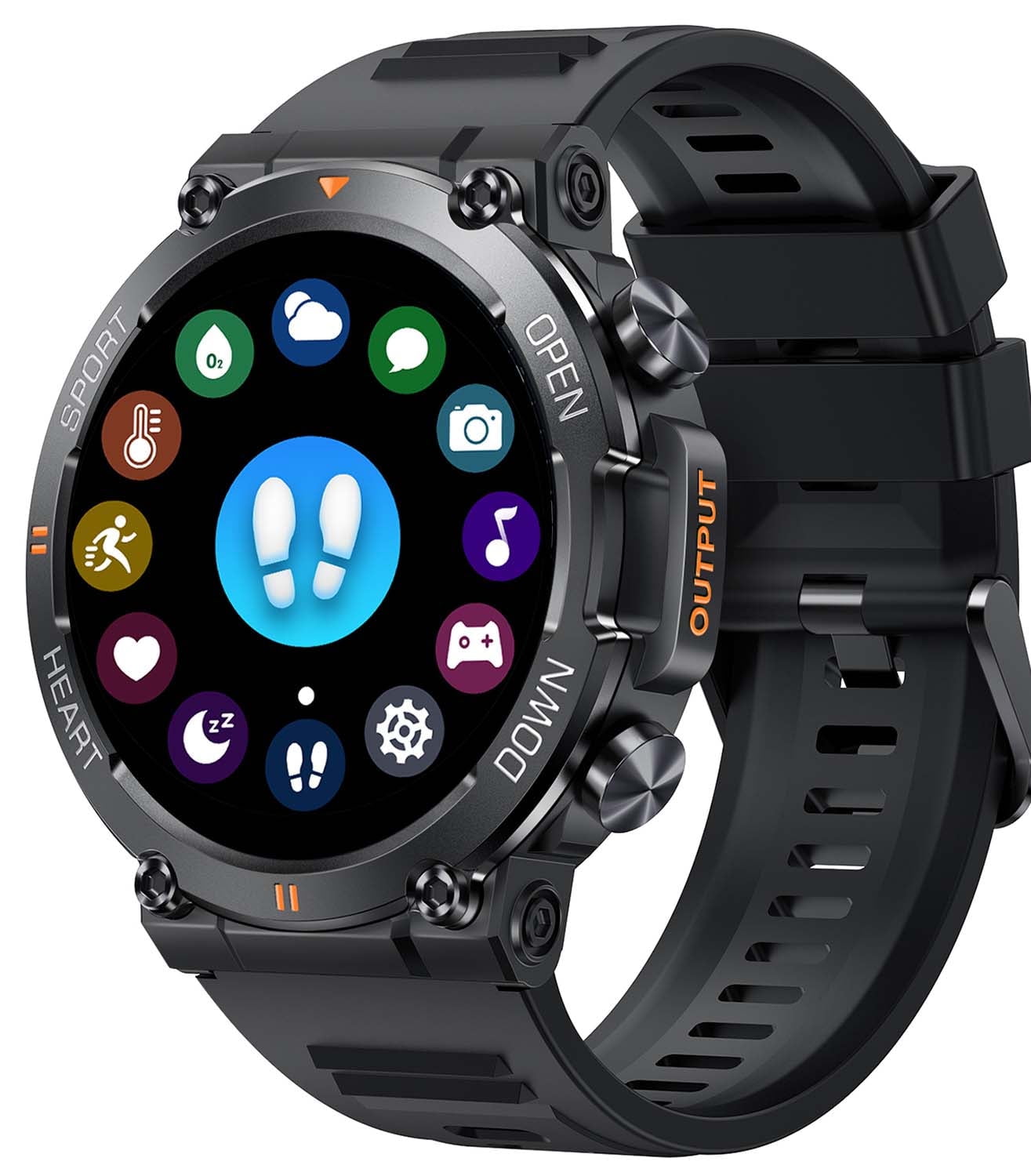 "Smart Watch for Men & Android, iPhone, Samsung Smartphones, Fitness ...