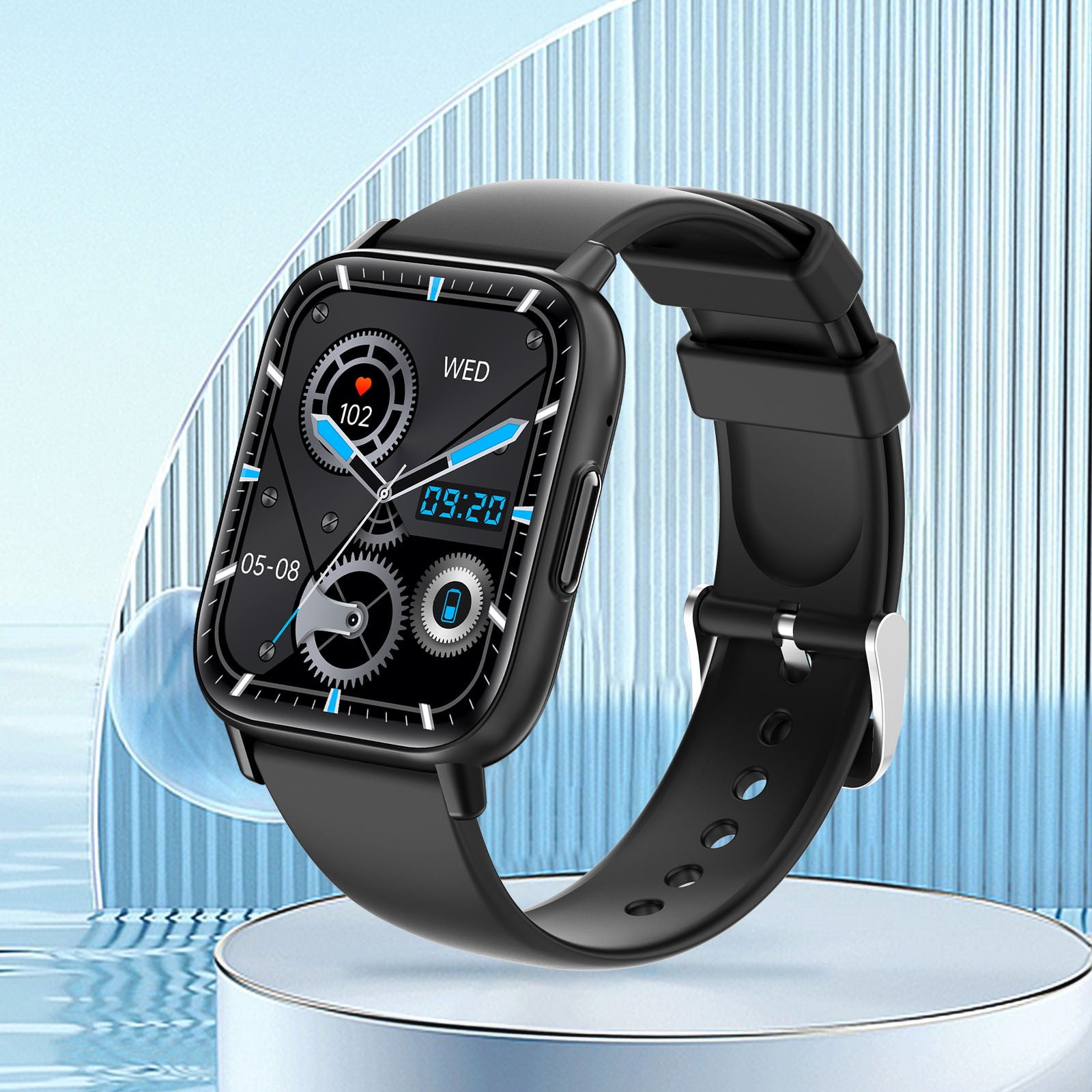 Smart Watch for iOS/Android, IP67 Waterproof Smartwatch for Women Men 100+ Sports Modes Fitness ...